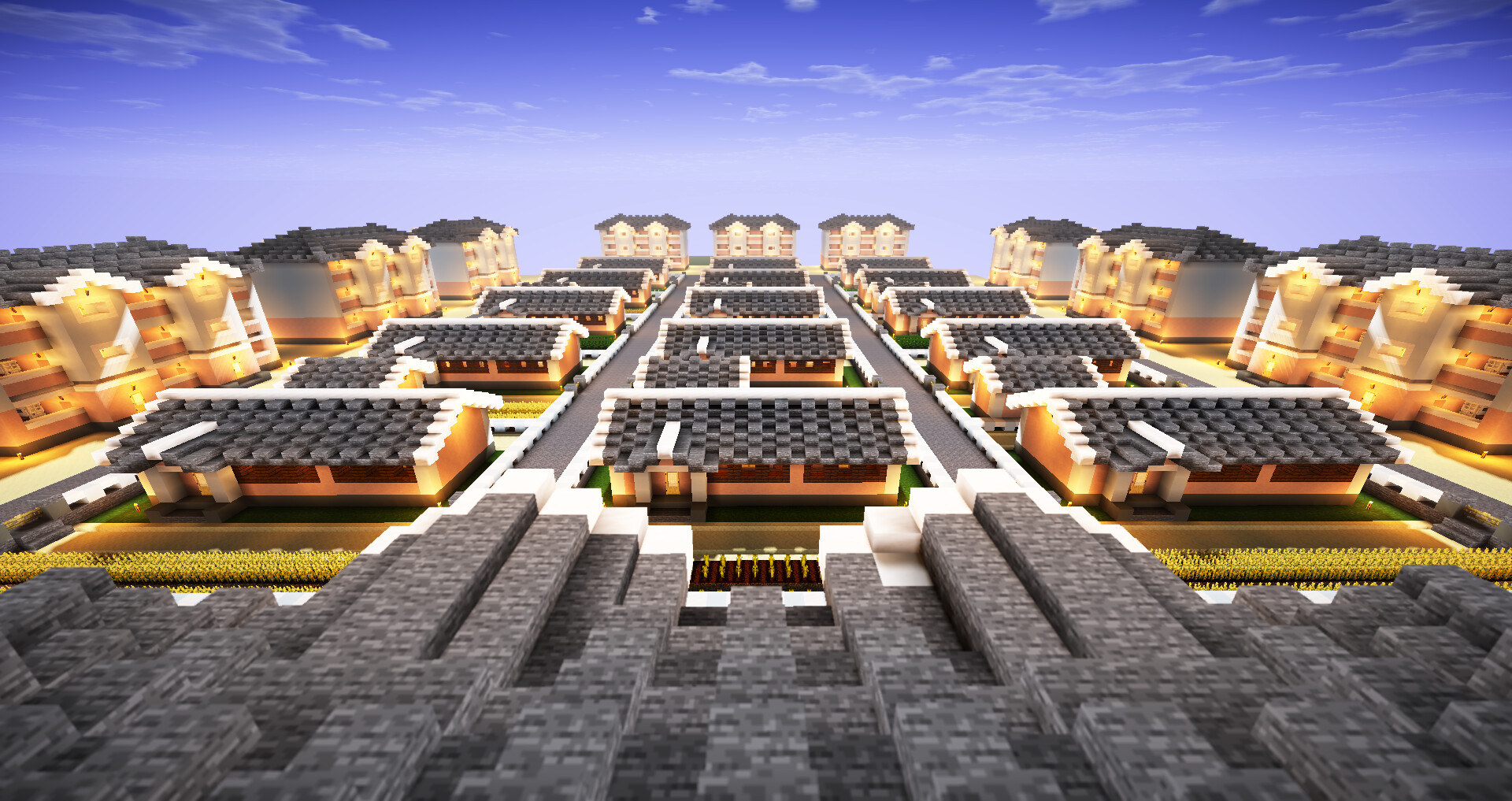 North Korean Cooperative Farm Minecraft Map