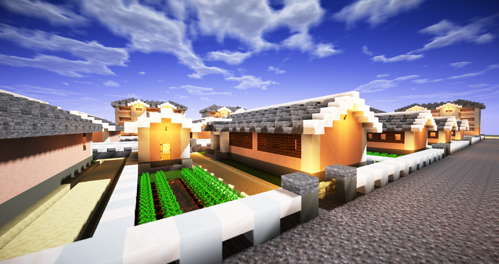 North Korean Cooperative Farm Minecraft Map