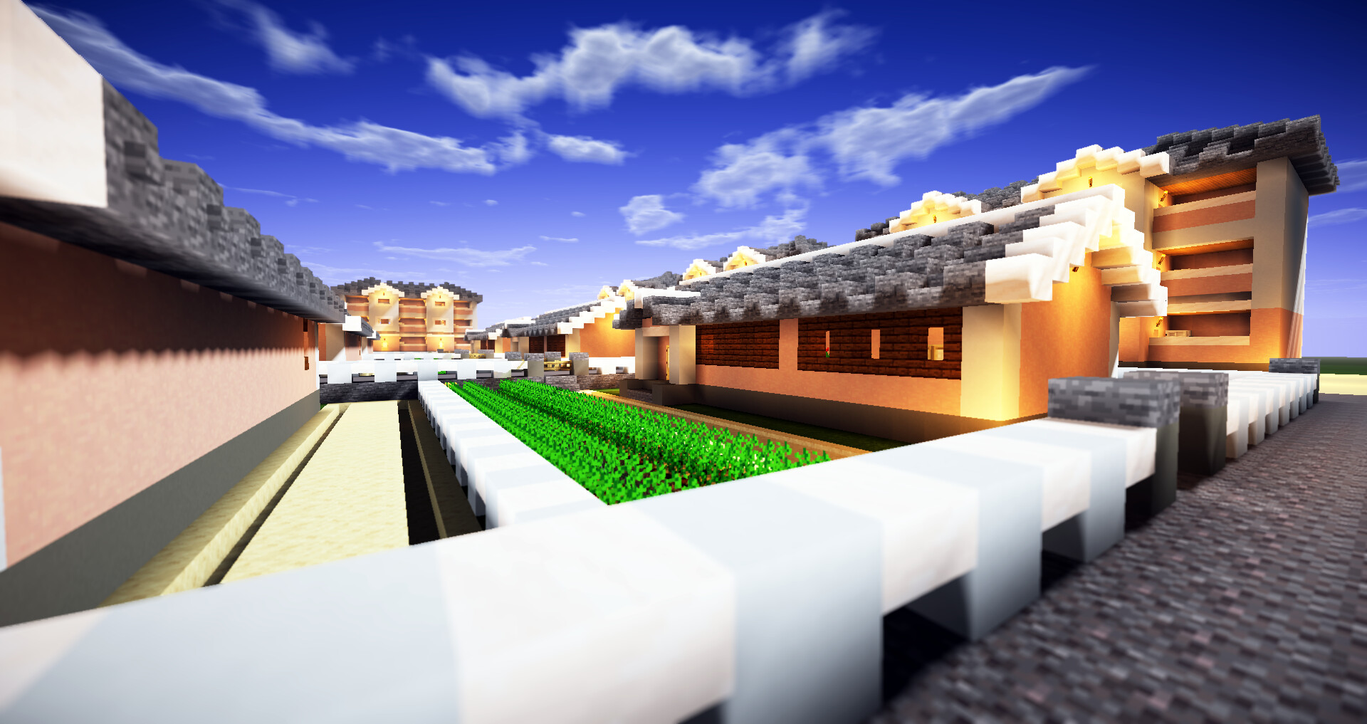 North Korean Cooperative Farm Minecraft Map