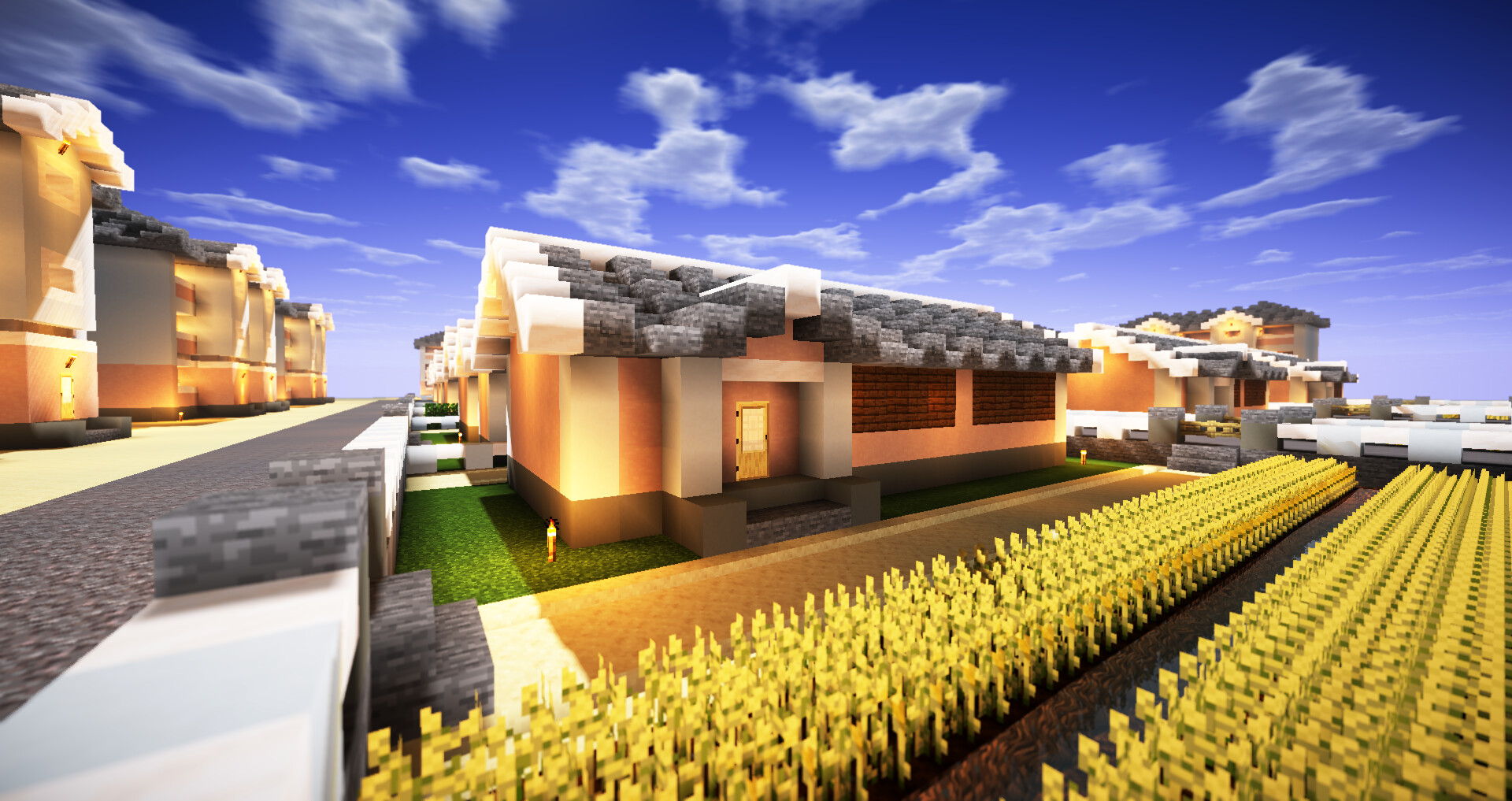 North Korean Cooperative Farm Minecraft Map