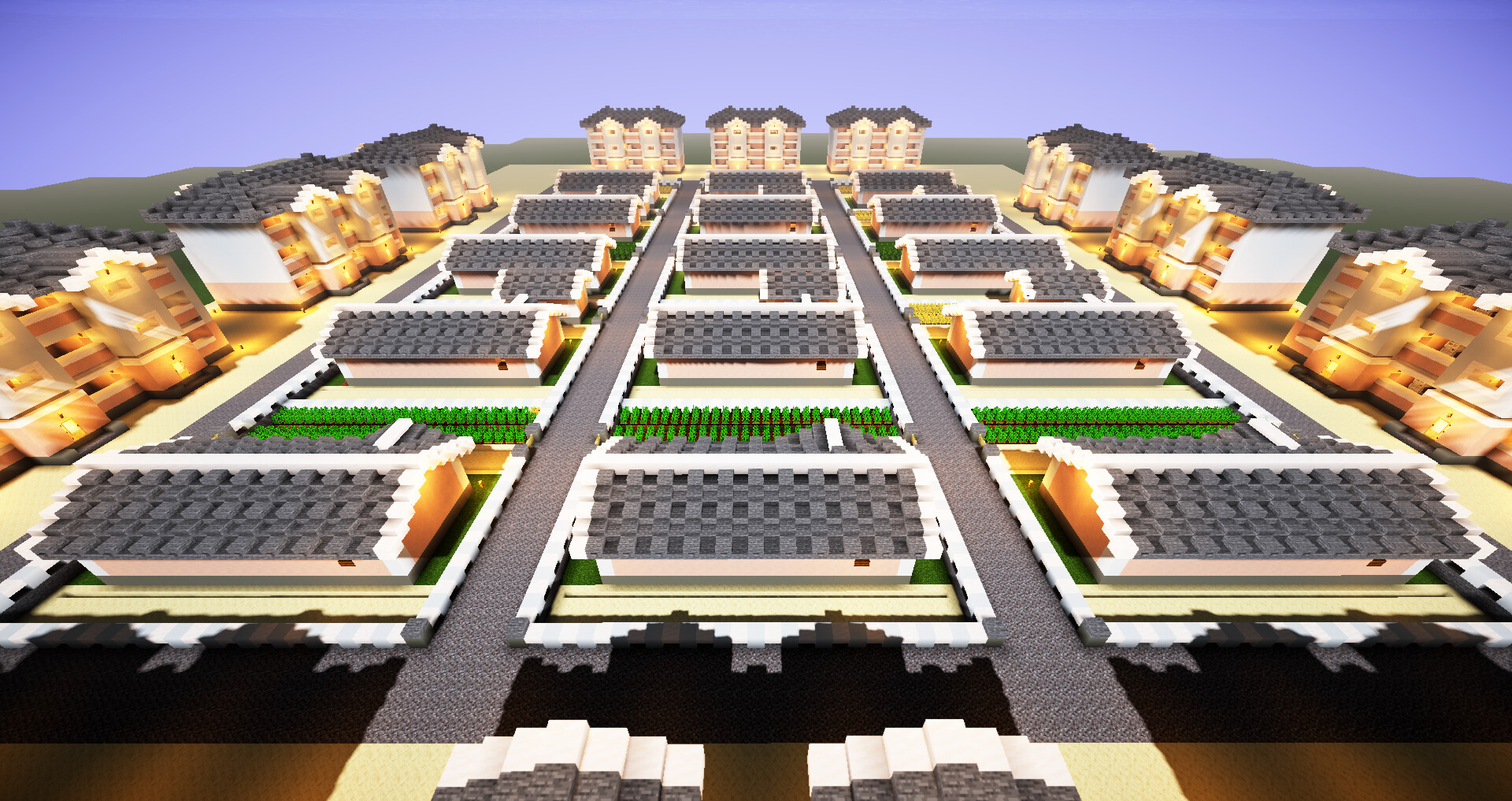 North Korean Cooperative Farm Minecraft Map