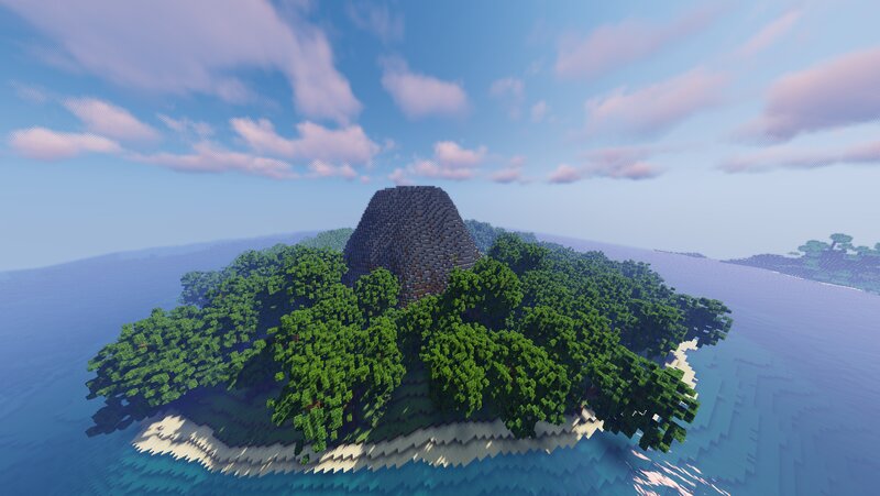 Volcano Survival Island V1.1 Minecraft Map