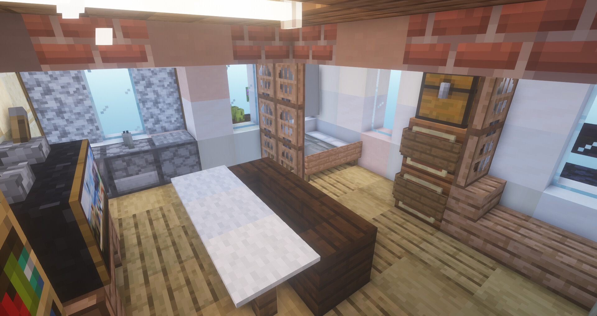 Brooklyn House [Full Interior] 1.19+ (Download) Minecraft Map