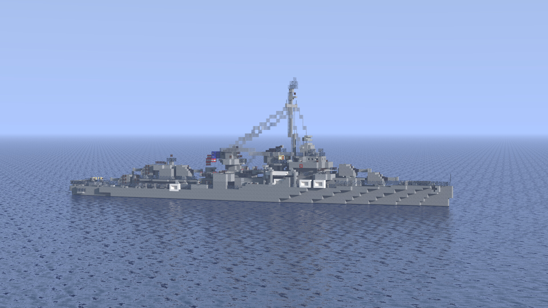 Fletcher-class destroyer (1943) Minecraft Map