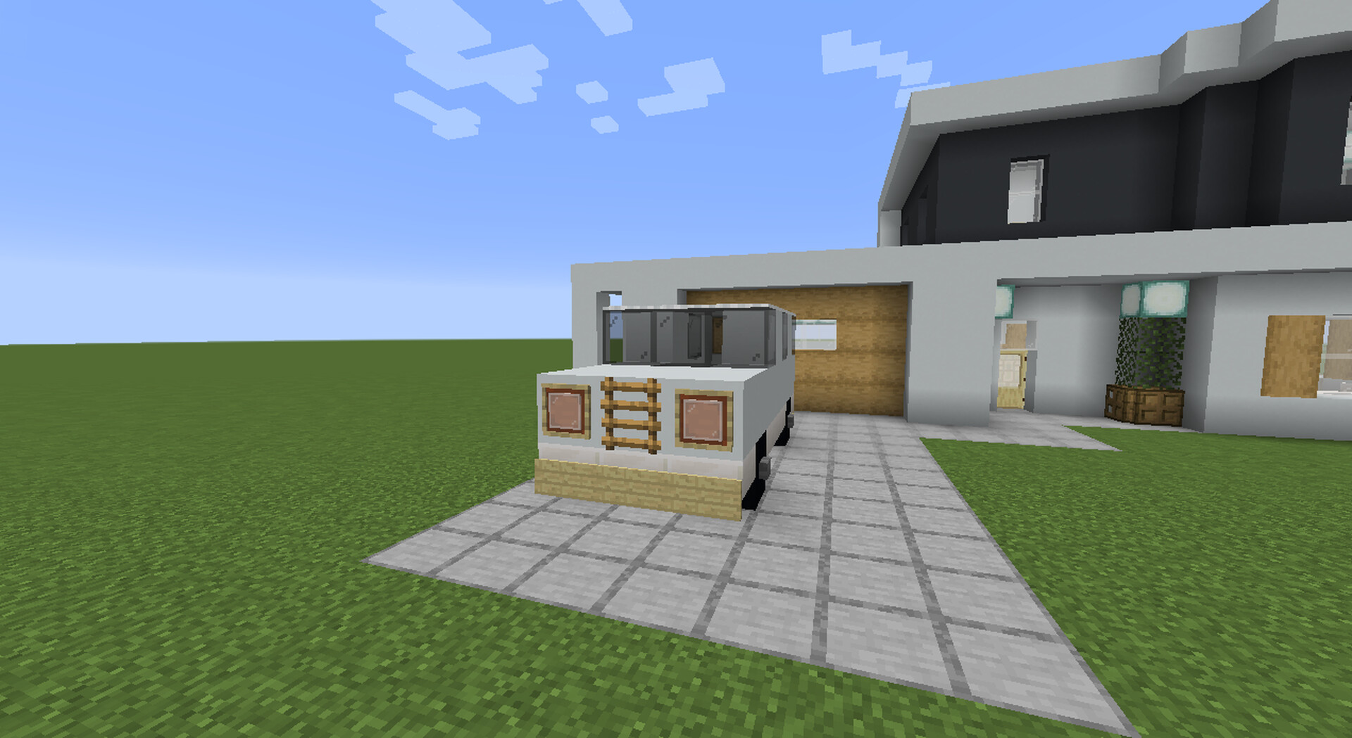 Small Modern House Minecraft Map