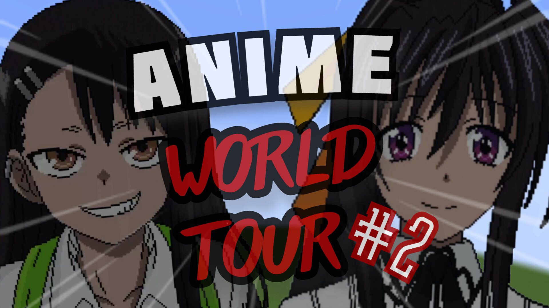 Minecraft - ANIME PIXEL ART World Tour #2 Minecraft Map
