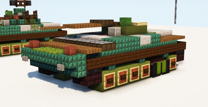 1.5:1 Scale BMP 1-3 Infantry Fighting Vehicles Minecraft Map