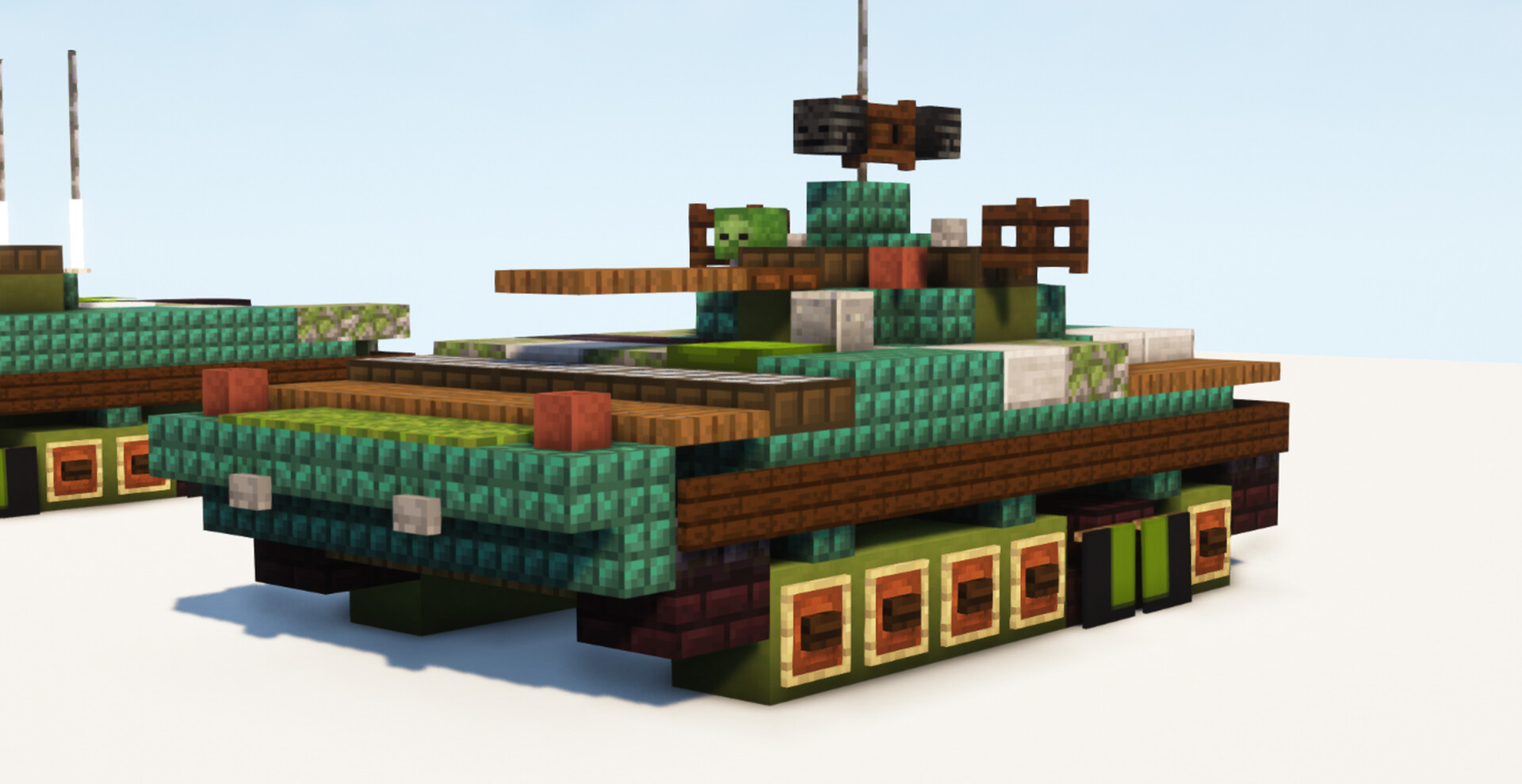 1.5:1 Scale BMP 1-3 Infantry Fighting Vehicles Minecraft Map