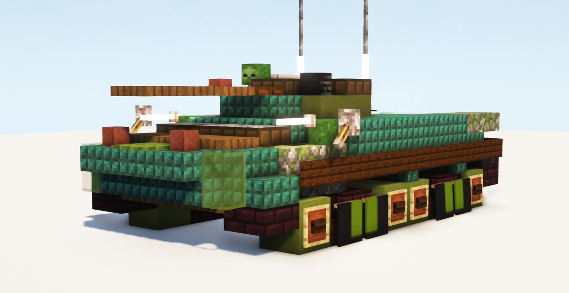 1.5:1 Scale BMP 1-3 Infantry Fighting Vehicles Minecraft Map