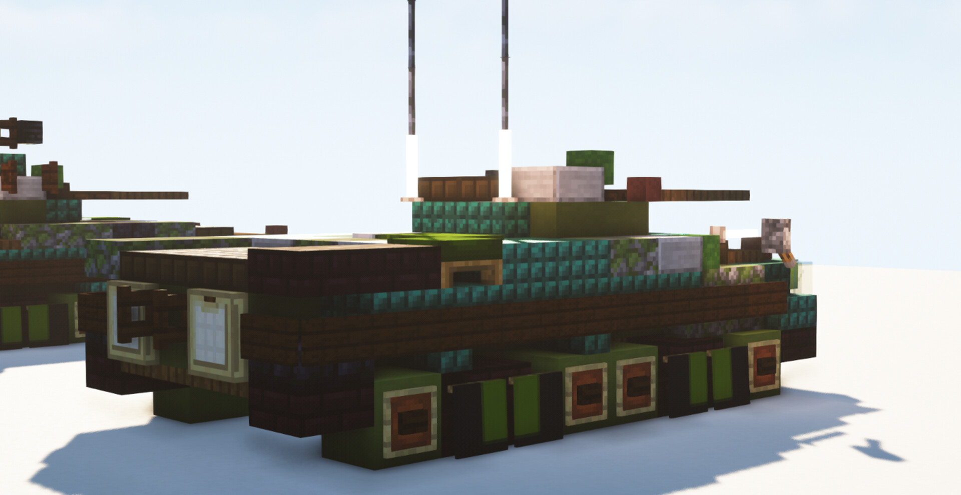 1.5:1 Scale BMP 1-3 Infantry Fighting Vehicles Minecraft Map