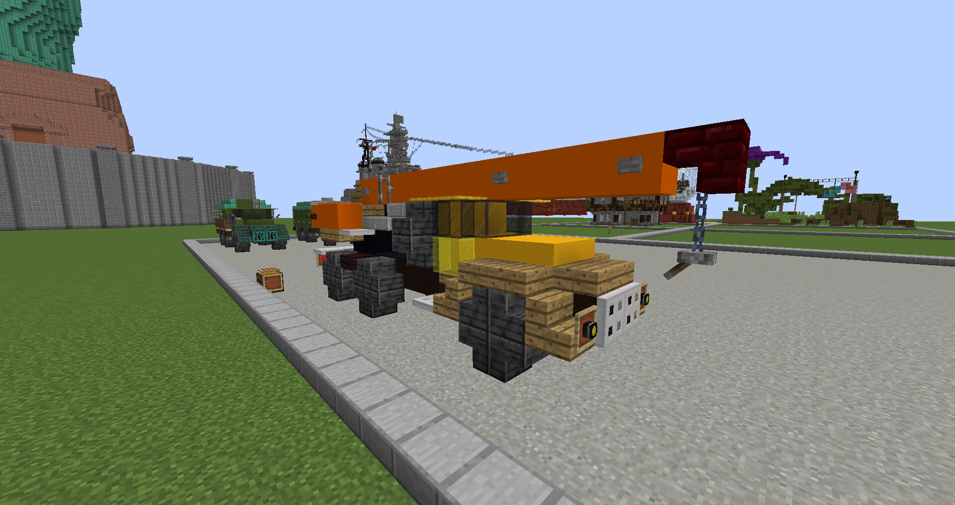 Truck crane Ural Klintsy KS-45719-9A-1 Minecraft Map