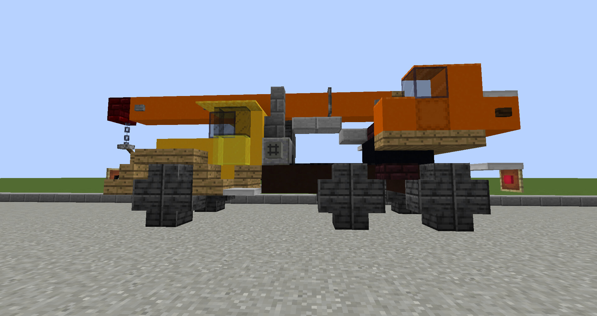 Truck crane Ural Klintsy KS-45719-9A-1 Minecraft Map
