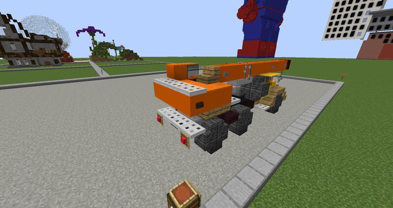 Truck crane Ural Klintsy KS-45719-9A-1 Minecraft Map