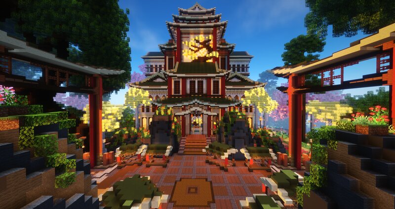 Chinese Temple Minecraft Map