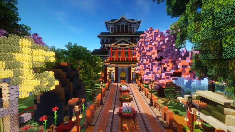 Chinese Temple Minecraft Map
