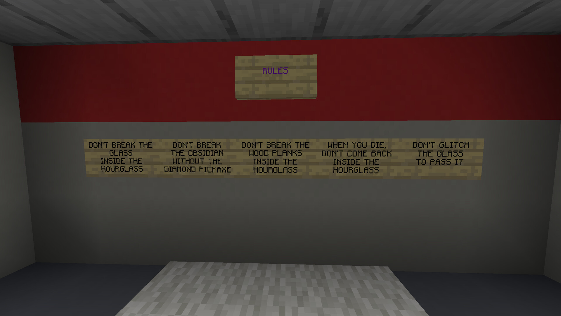 The Hourglass Minecraft Map