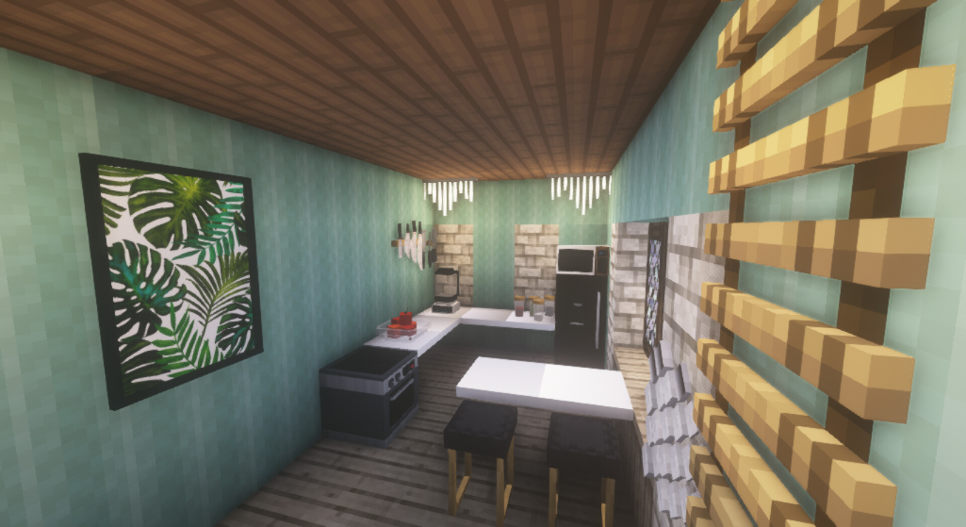 Cute Aesthetic House ( next to village) Minecraft Map