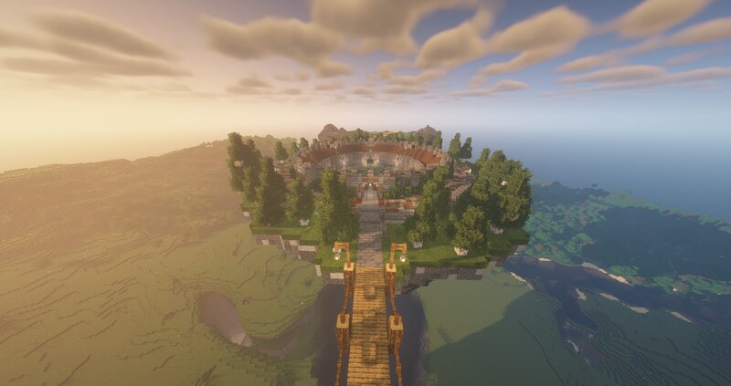 Floating Arena Island Minecraft Map