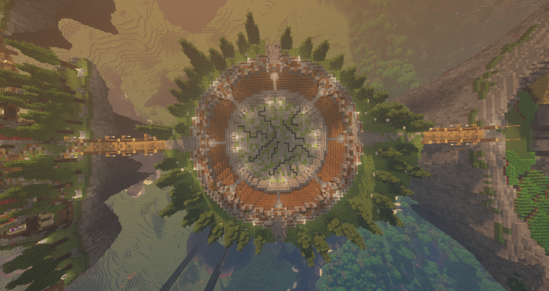 Floating Arena Island Minecraft Map