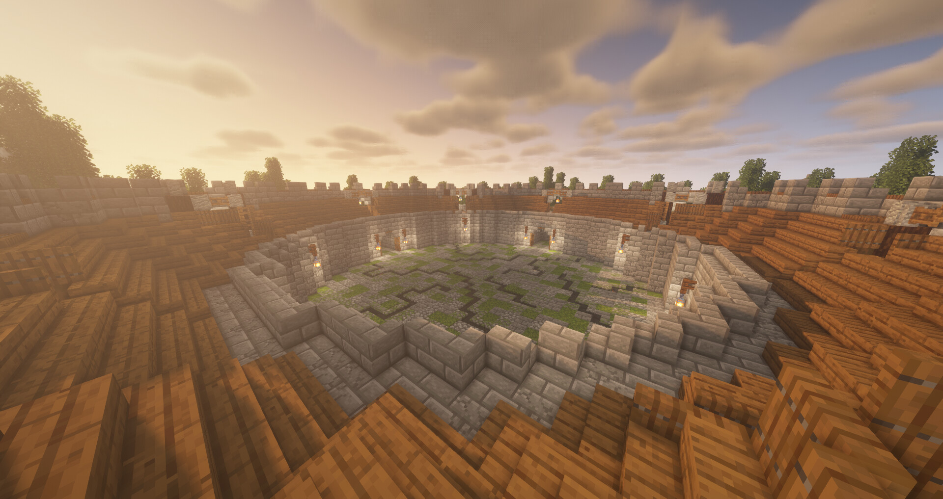 Floating Arena Island Minecraft Map