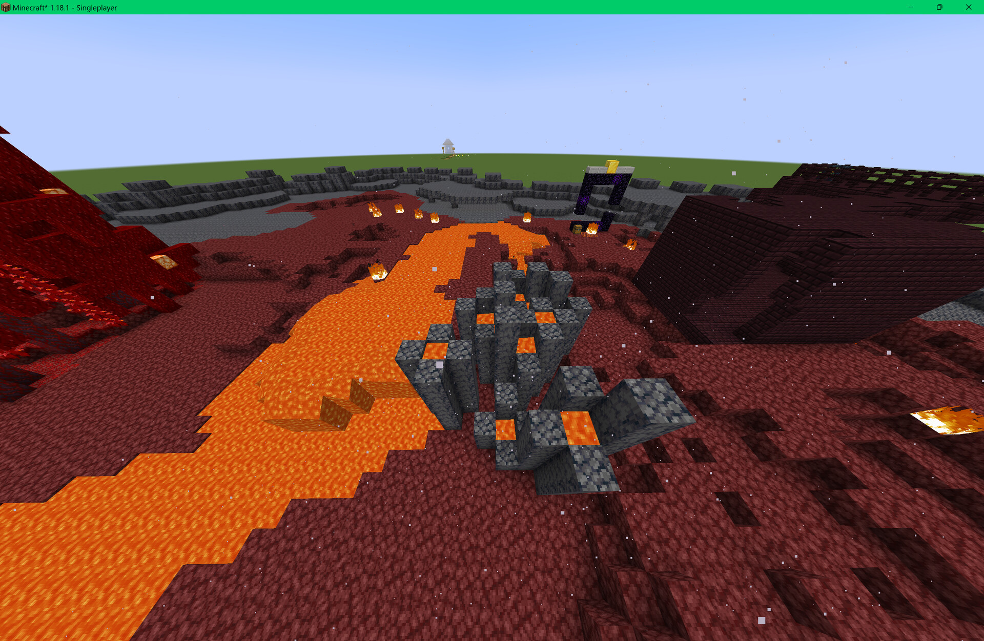 Nether In The Overworld Minecraft Map