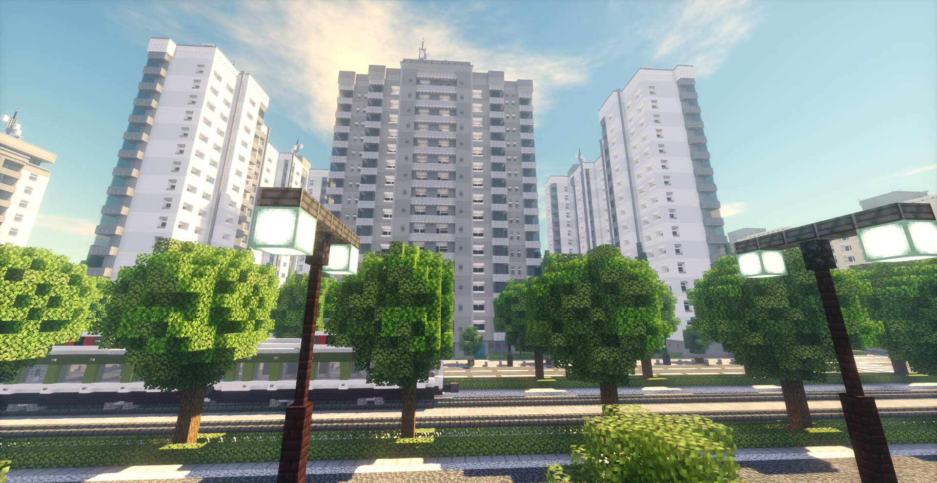 Eastern European fictional Soviet residential building #2 Minecraft Map