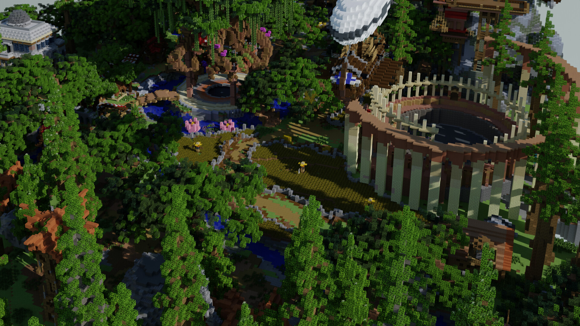fantasy island Minecraft Map