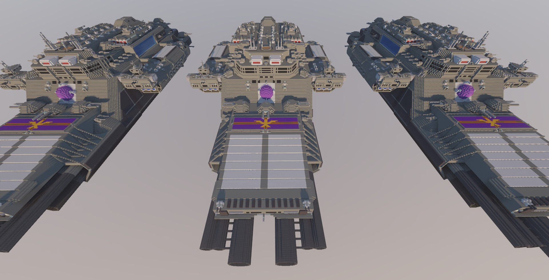 Oak Empire Space fleet, battle group A Minecraft Map