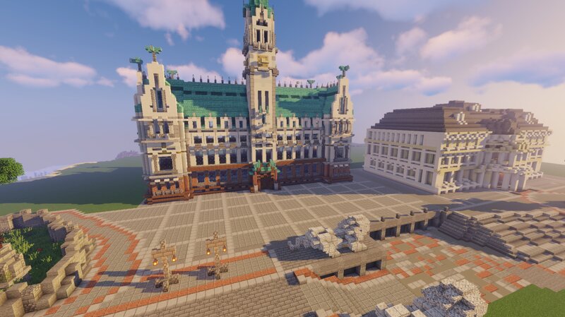 hamburg city hall Minecraft Map