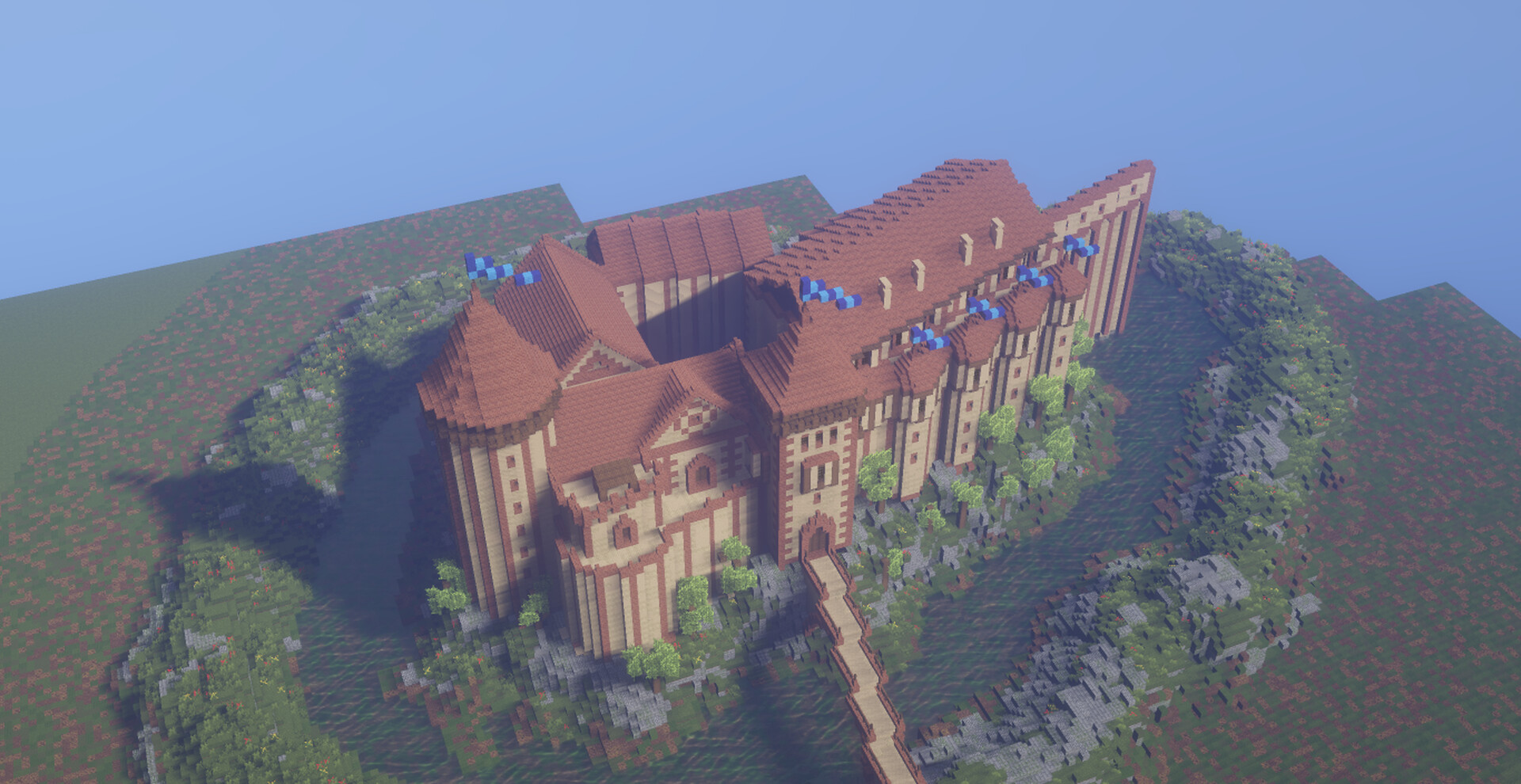 A Minecraft Epic RP Castle ! (DOWNLOAD) Minecraft Map