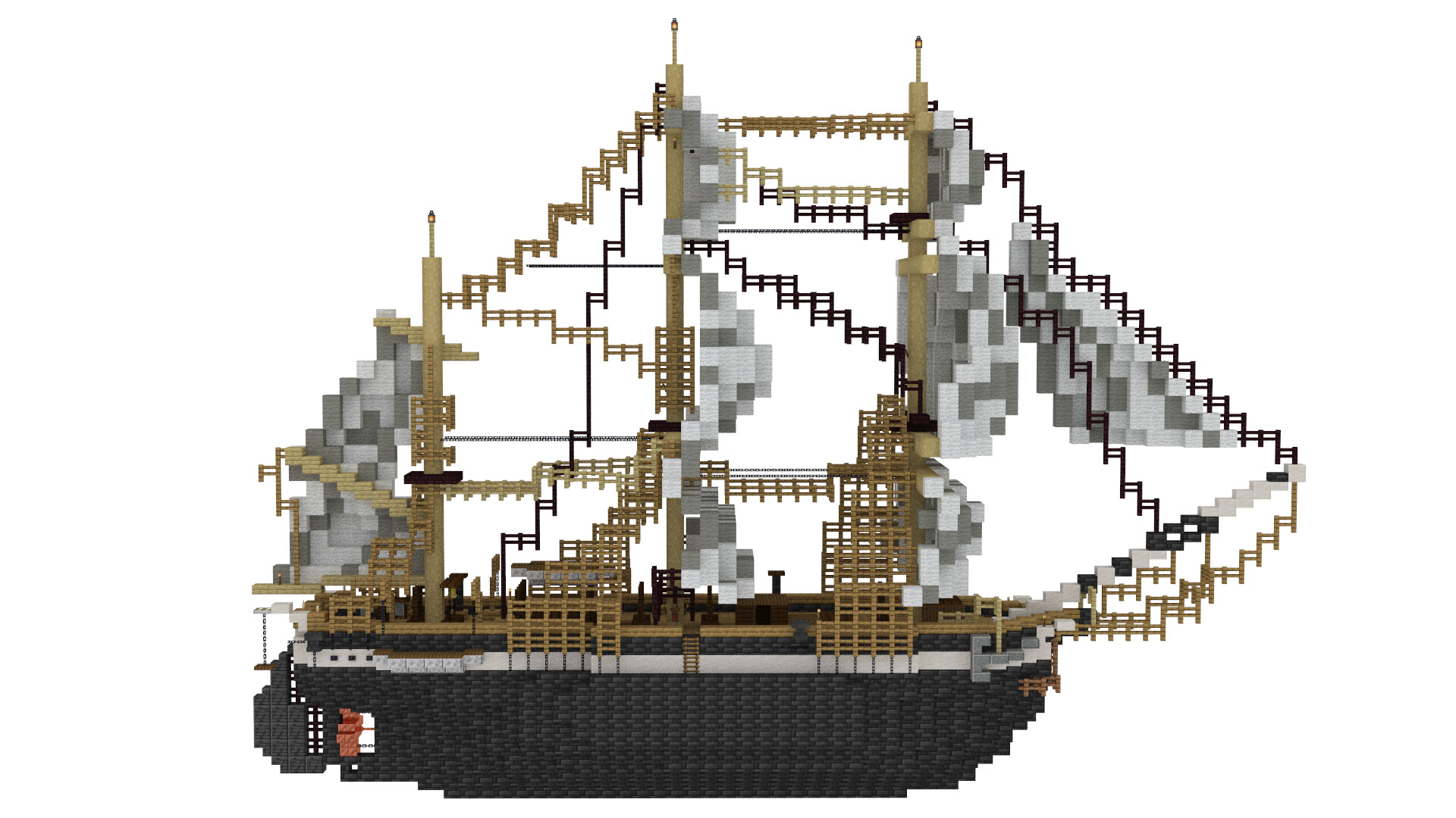 HMS Terror (With interior) Minecraft Map