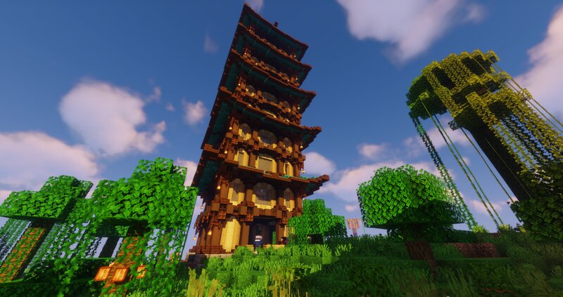 Hide & Seek: Panda Village Minecraft Map
