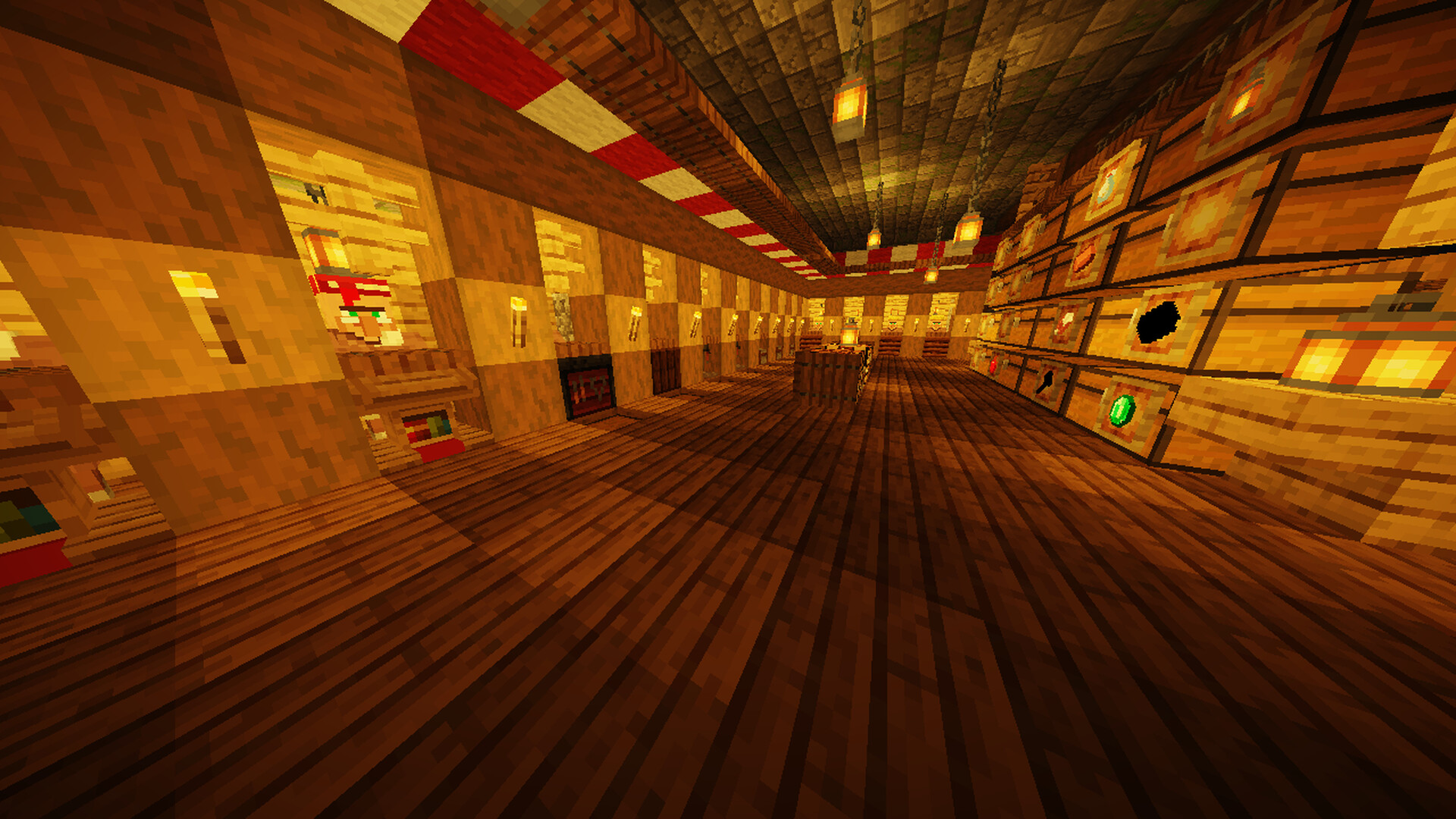 Trading Center In A Cave Minecraft Map