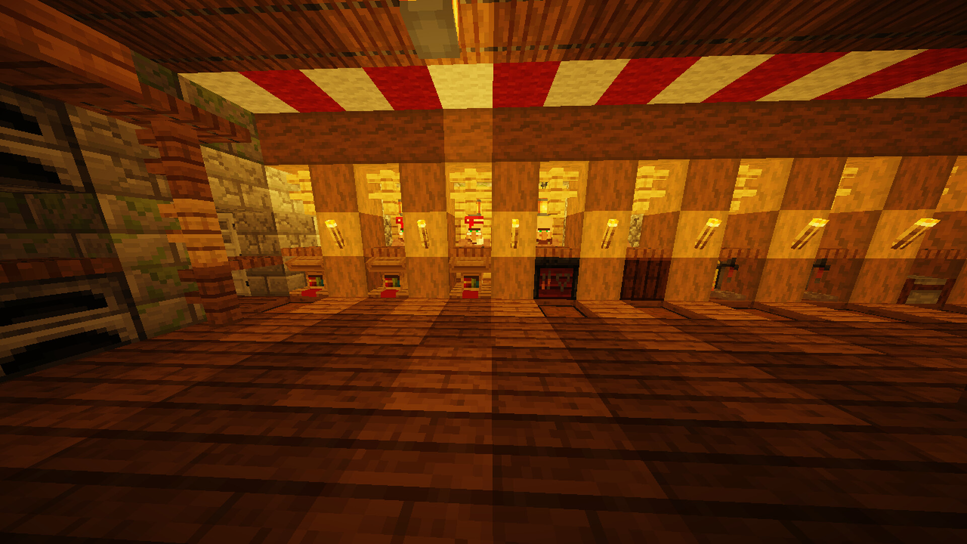 Trading Center In A Cave Minecraft Map