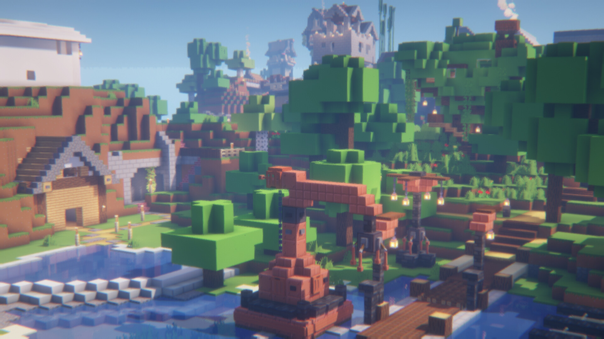 City Inspiration and Construction Minecraft Map