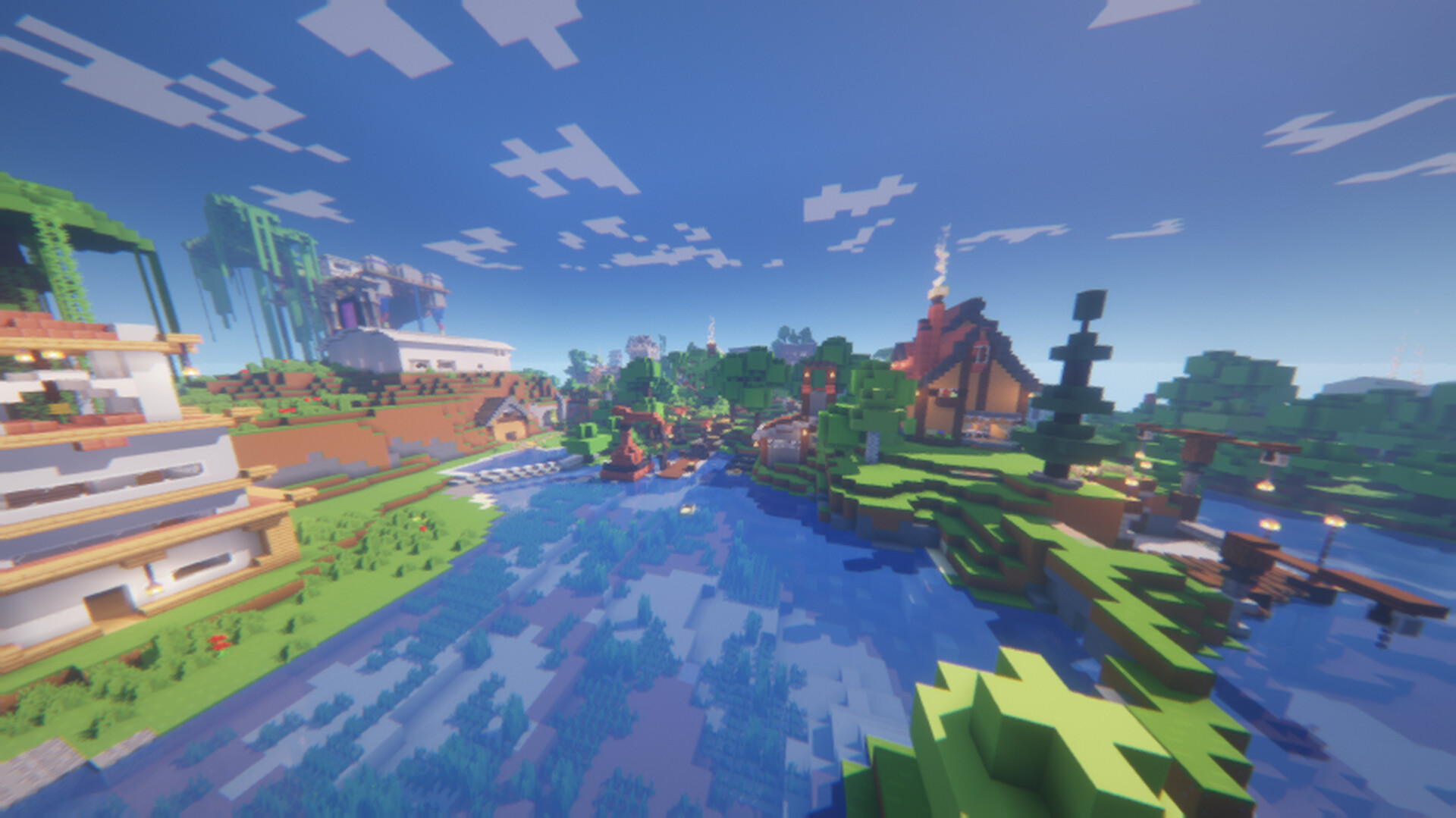 City Inspiration and Construction Minecraft Map