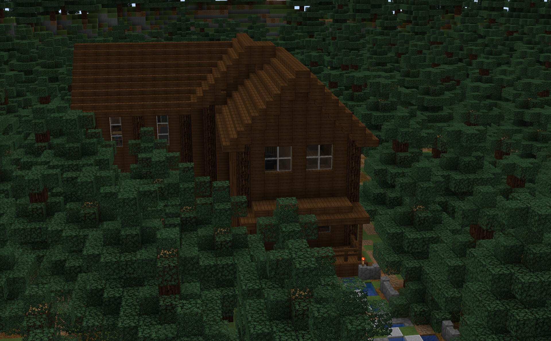 Forest House Minecraft Map