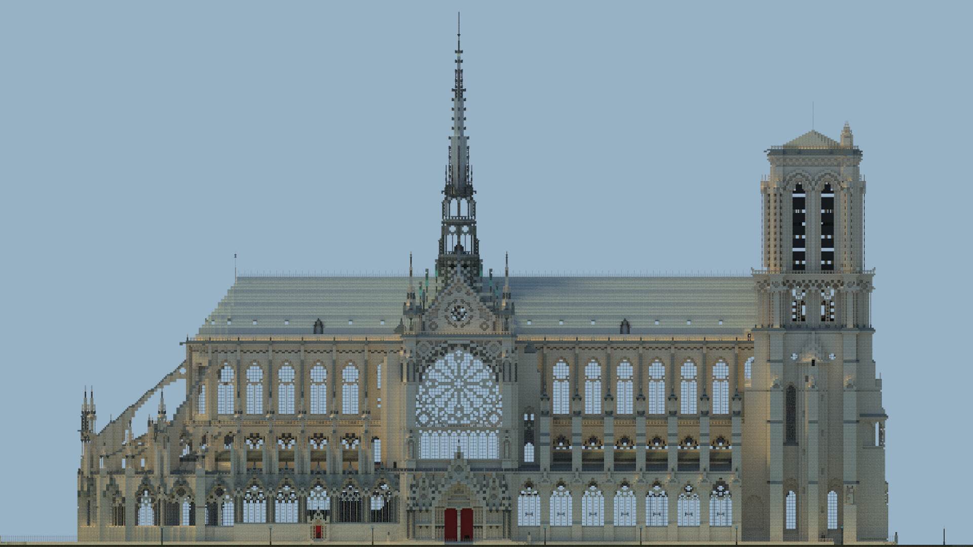 Notre dame cathedral Minecraft Map