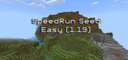 SpeedRun Seed Easy (1.19+) Bedrock Edition Minecraft Map