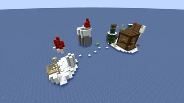 Christmas Minecraft Maps with Downloadable Schematic