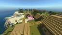 Village Spawn Pink with Extras Minecraft Map