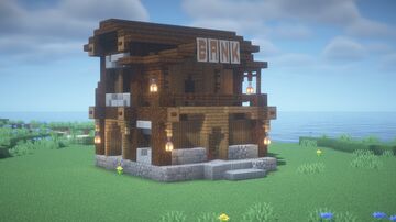 Bank Minecraft Maps with Downloadable Schematic for Java Edition