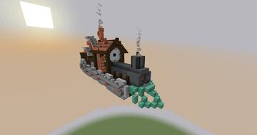 Steampunk Minecraft Maps with Downloadable Schematic