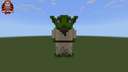 A Simple Yoda built with MC Tutorials!! Minecraft Map
