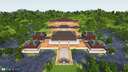 Blue Rococo Palace & Garden Minecraft Map