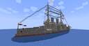 SMS Habsburg - Austro-Hungarian Pre-Dreadnought Battleship Minecraft Map