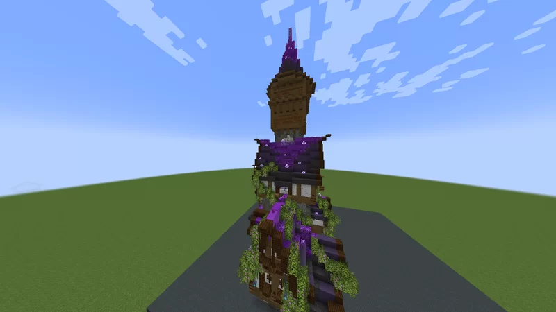 Purple Fantasy Tower Minecraft Map