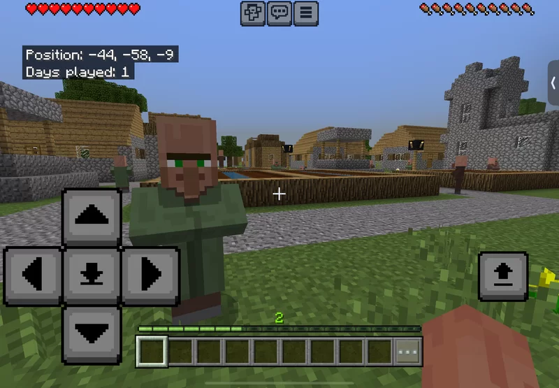 Old NPC Village For MCPE/Bedrock edition Minecraft Map