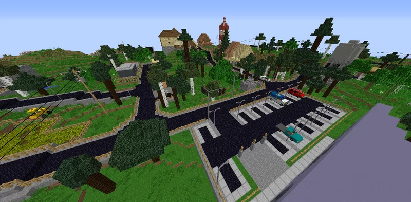 Powerlines In Minecraft. Minecraft Map