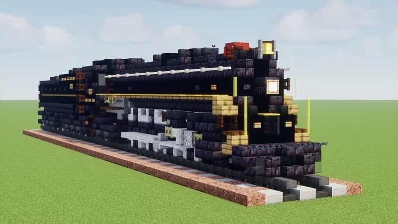 NC&StL 576 Steam Locomotive Minecraft Map